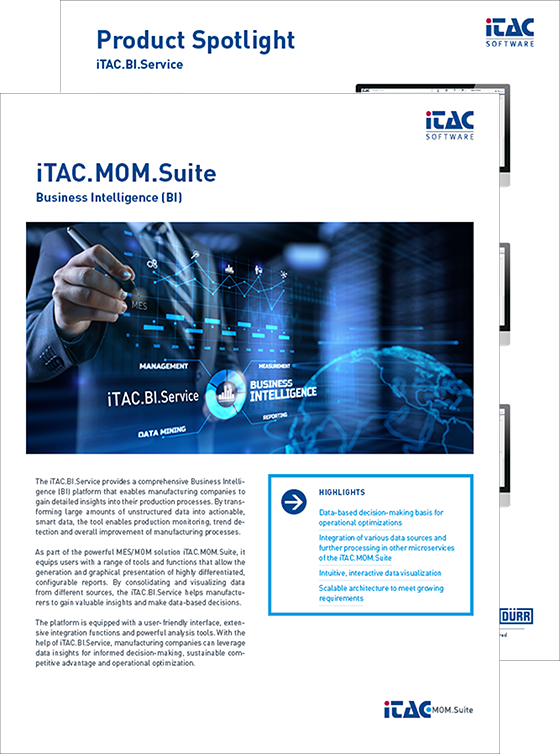 Download Our Product Sheet iTAC.BI.Service - iTAC